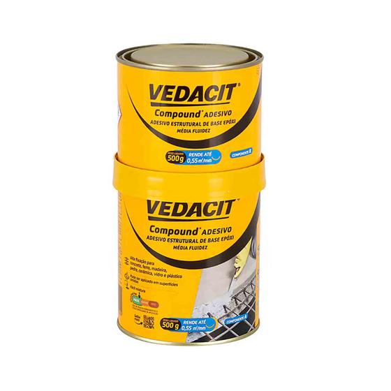 Adesivo Estrutural Epoxi Compound 1kg Vedacit - Otto Baumgart - Adesivo ...
