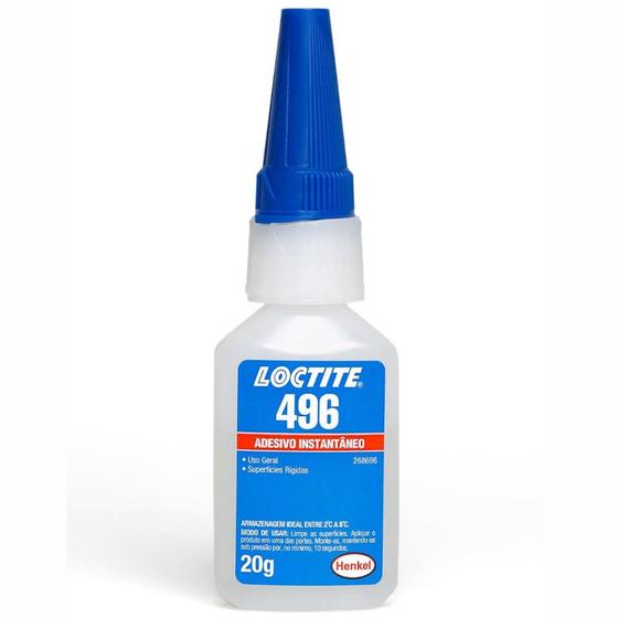 Adesivo Instantâneo Super Bonder 20 Gramas - 496 - LOCTITE - Cola ...