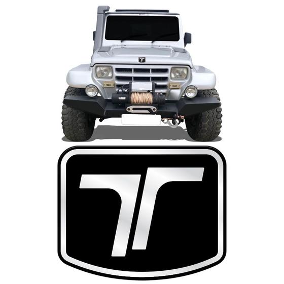Adesivo Logo Troller 2001/2008 Emblema Dianteiro Preto - SPORTINOX ...