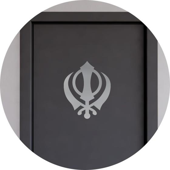 Adesivo para Porta Símbolo Khanda Sikismo Sikhismo - Melhor Adesivo ...