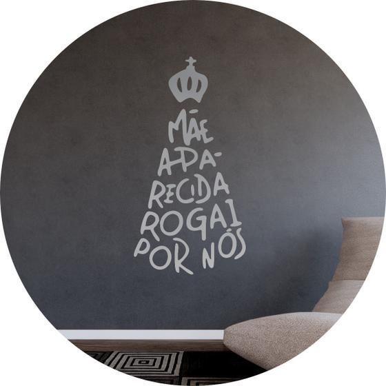 Adesivo Parede Sala Nossa Senhora Aparecida Mãe Rogai - Melhor Adesivo ...