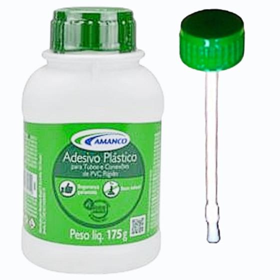 Adesivo Plastico Cola Para Cano e Tubo pvc Amanco 175g - Cola PVC ...