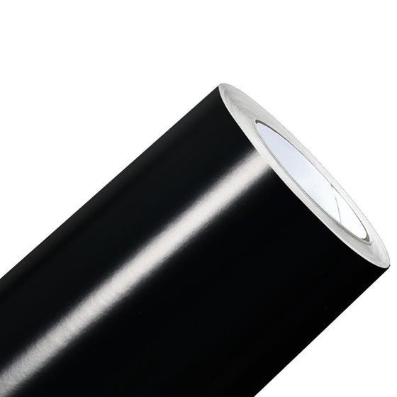 Adesivo Preto Brilho Envelopamento Decoração Móveis 3m x 60cm - BG ...