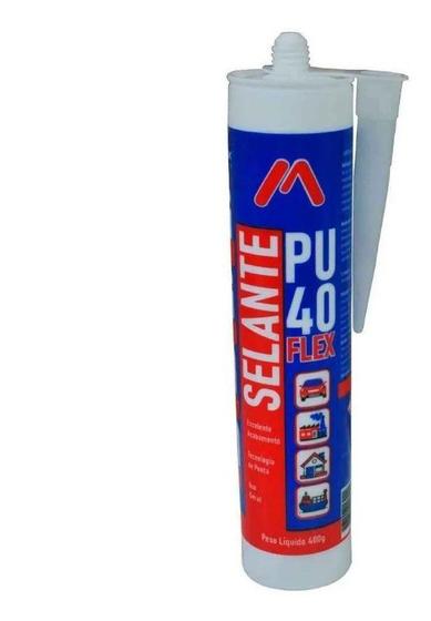 Adesivo Selante De Poliuretano Pu 40 Flex Tubo 400g Preto Mastiflex ...