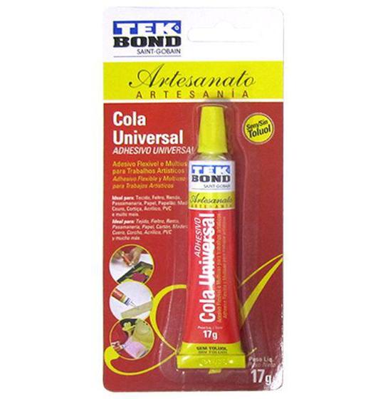 Adesivo / super cola universal 17g no blister - TEK BOND - Cola de ...