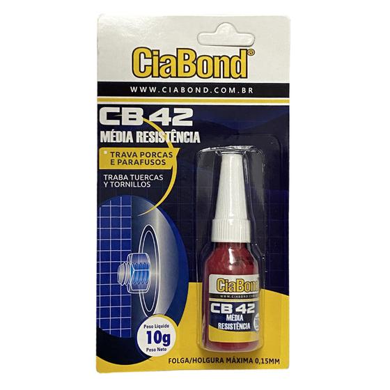 Adesivo Trava Rosca Porcas Baixo Torque Cb 42 Ciabond 10g - Trava Rosca ...