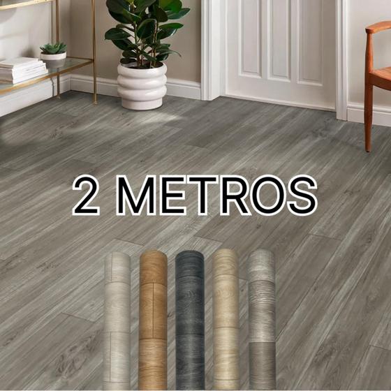 Adesivo Vinílico Para Piso Autocolante 2mx61cm, Imita Laminado De ...