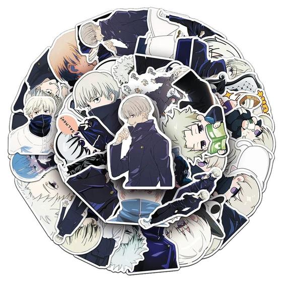 Adesivos De Personagens De Anime Jujutsu Kaisen 10 30 50pcs Inumaki ...