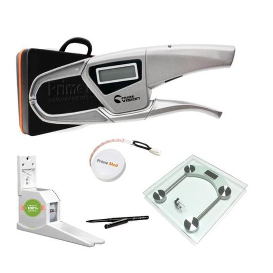 Adipômetro Digital Científico Dg+ + Balança + Estadiômetro - Prime Med ...
