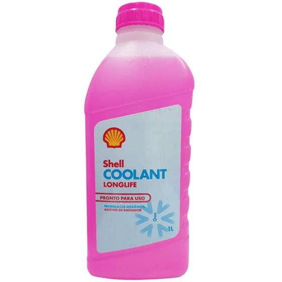 Aditivo De Radiador Shell Coolant Rosa Pronto Uso 1l - Aditivo para ...
