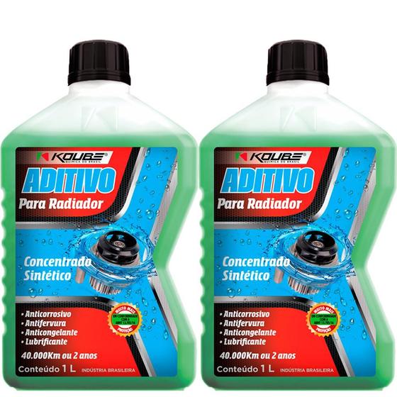 Aditivo Radiador Concentrado Sintético Verde - Koube 2 lt - Aditivo para Radiador - Magazine Luiza