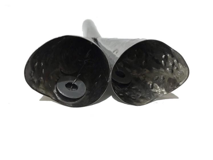 Adja De Aço Escovado Duas Bocas Umbanda E Candomblé - Oba Ogun - Adja ...