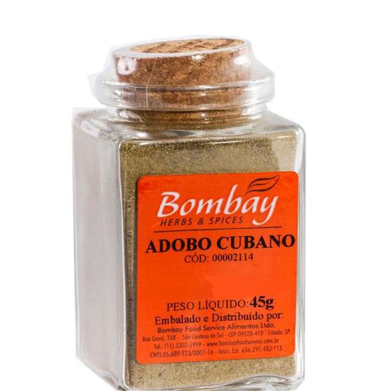 Adobo cubano embalagem de vidro 45g - Bombay - Tempero - Magazine Luiza