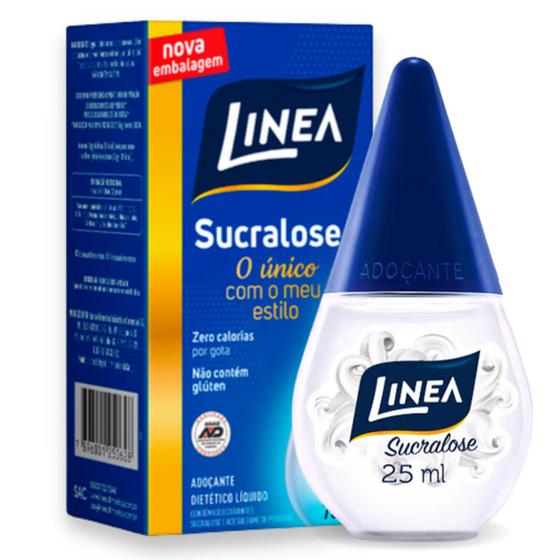Adoçante Linea Sucralose 25ml - Adocante Liquido - Adoçante - Magazine ...