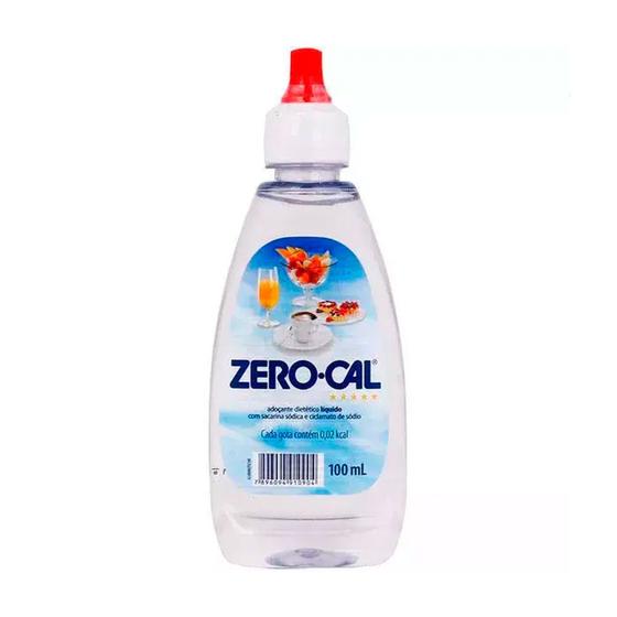 Adoçante Líquido 100 ml Zero-Cal Sacarina - Zero Cal - Adoçante ...
