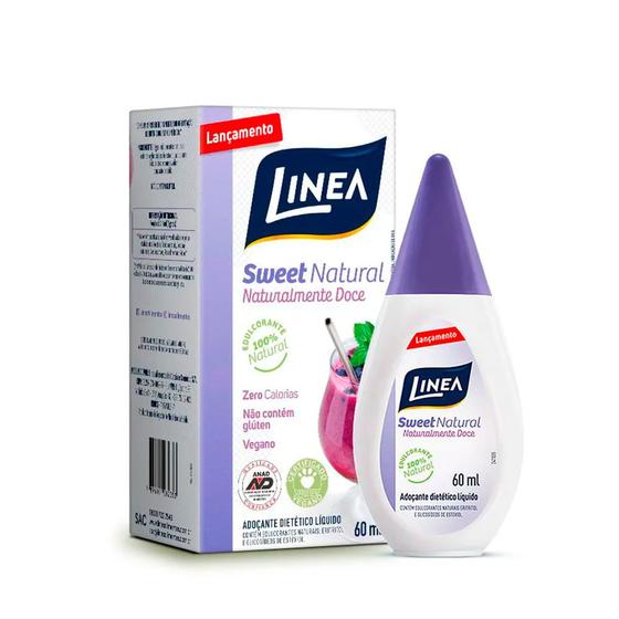 Adoçante Xilitol Dietético Sweet Natural Líquido Linea 60ml - Adoçante ...