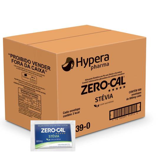 Adoçante Zero Cal Stévia Em Pó Sem Glúten 800g 500 saches - Adoçante ...