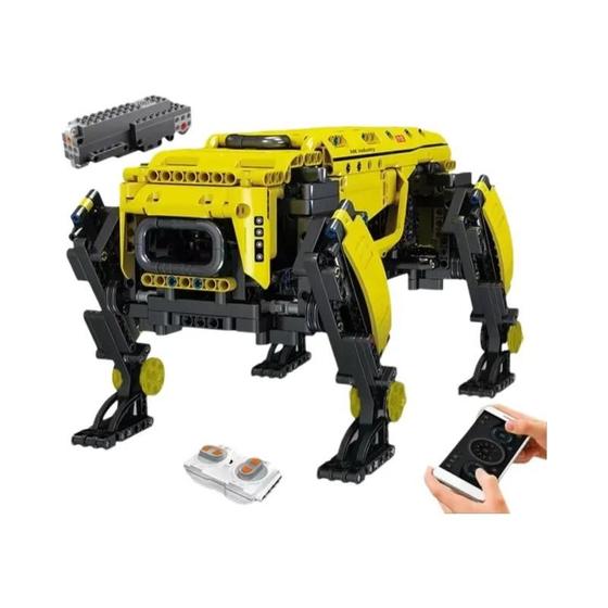 Adulto E Crianças Rc Robô Construtor Cão Robótico Modelo Blocos De ...