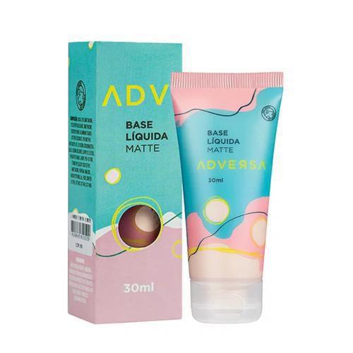 Adversa Base Liquida Matte Vegana Cor 250 - Base Facial - Magazine Luiza