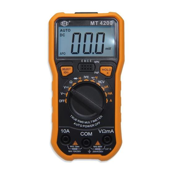 Afr - Mt4200 - Multimetro Digital Afr - Multímetro - Magazine Luiza