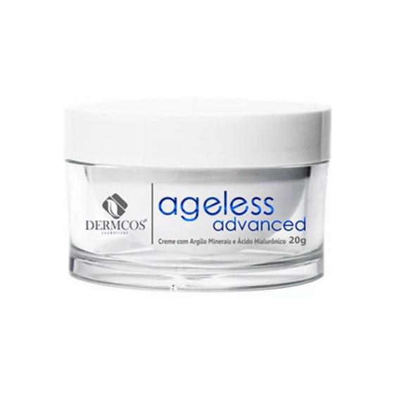 Ageless Advanced Creme Com Argilo Minerais E Ácido Hialurônico 20g ...