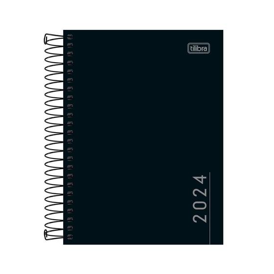 Agenda Espiral Pepper Preta M4 2024 - Tilibra - Agendas e Calendários ...