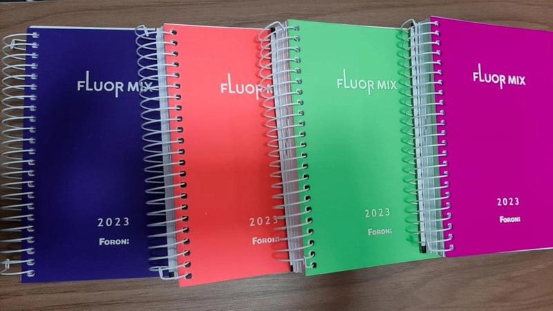 Agenda Fluor Mix 2023 - Foroni - Agendas e Calendários - Magazine Luiza