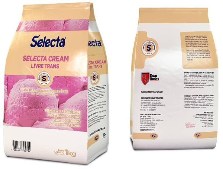 Agente de Textura Selecta Cream 1kg - Duas Rodas - DUAS INDUSTRIA ...