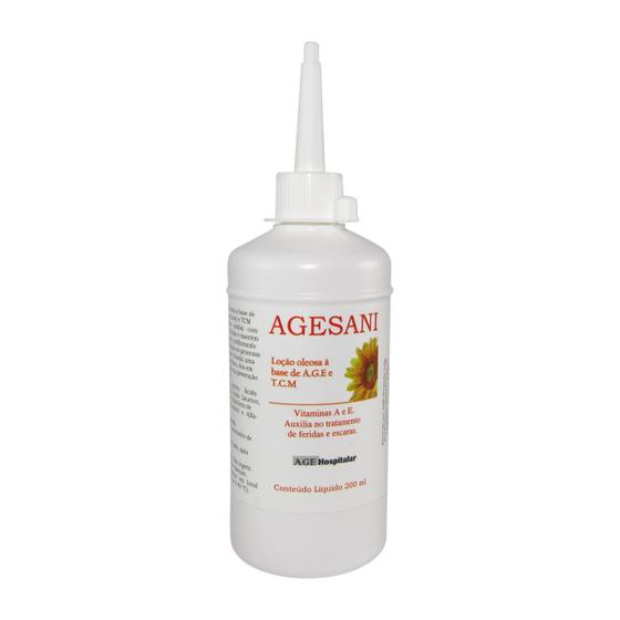 Agesani Loção Oleosa de Girassol AGE e TCM 200ml - Óleo Corporal ...