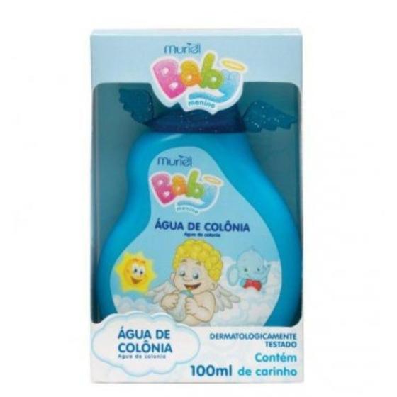 Água Colônia Perfume Infantil Menino Baby Muriel Azul 100ML - Água de ...