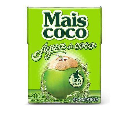 Água de coco mais coco 200ml 24 unidades - SOCOCO - Água de Coco ...