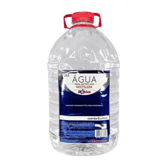 Água Destilada Para Autoclave 5 Litros - Ssplus - Equipamento Médico e ...
