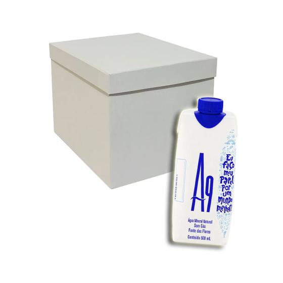 Água Mineral A9 Sem Gás 500ml 100% Sustentável Kit 24 - Poty - Água Mineral - Magazine Luiza