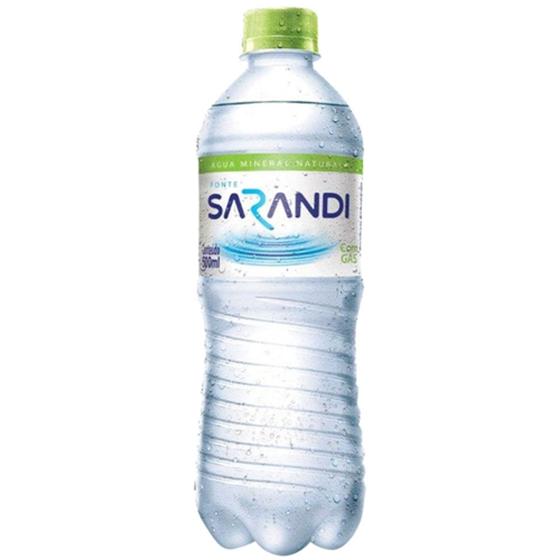 Água mineral com gás Sarandi 500ml - 1un - Água Mineral - Magazine Luiza