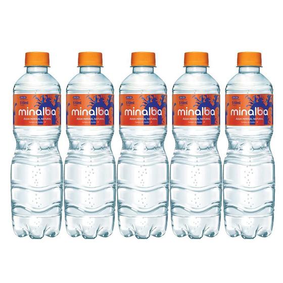 Água Mineral Minalba Com Gás 510Ml Kit 5 - Água Mineral - Magazine Luiza