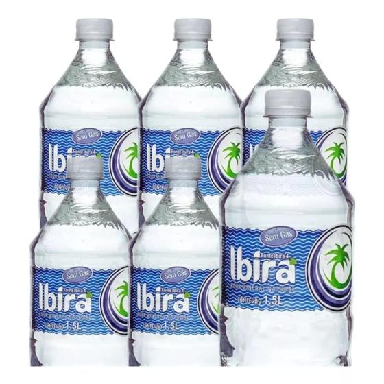 Água Mineral Sem Gás Ibirá Ph 10,24 1,5L (6 Unidades) - Águas Prata - Água Mineral - Magazine Luiza