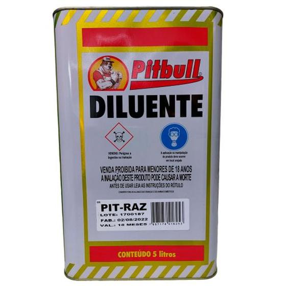 Agua raz pitbull - natrielli - 5 litros - NATRIELLI - Aguarrás ...