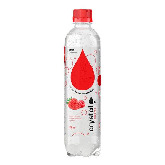 Água Saborizada Crystal Sparkling Sabor Frutas Vermelhas 510ml - Água ...