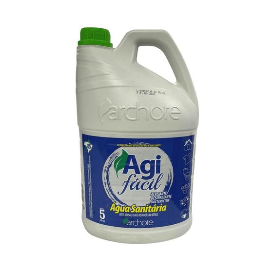 Água Sanitária Agi Fácil Archote 5 Litros - Água Sanitária - Magazine Luiza