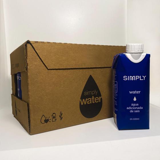 Água Simply Water Pack com 12 unidades de 330ml - Refrigerante ...