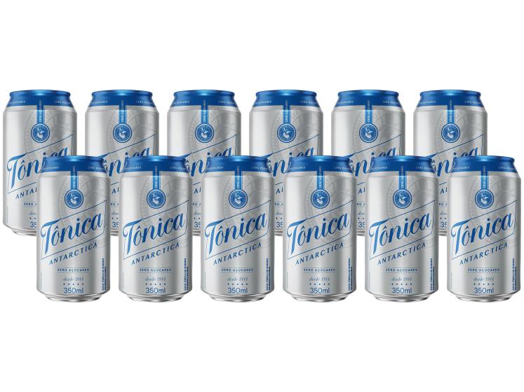 Água Tônica Antarctica Zero Açúcar 350ml 12 Unidades Lata - Água Tônica ...