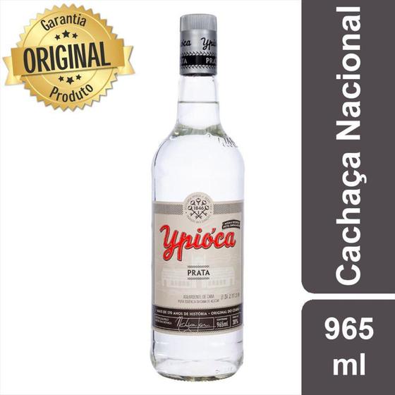 Aguardente/Cachaça Ypióca Prata 965ml - Ypioca - Cachaça - Magazine Luiza