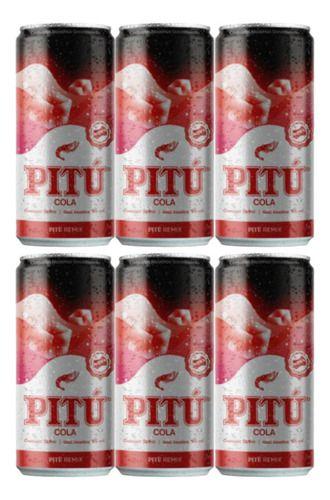 Aguardente Pitú Cola Kit Com 6 Unidades De 269ml - Pitu - Aguardente ...
