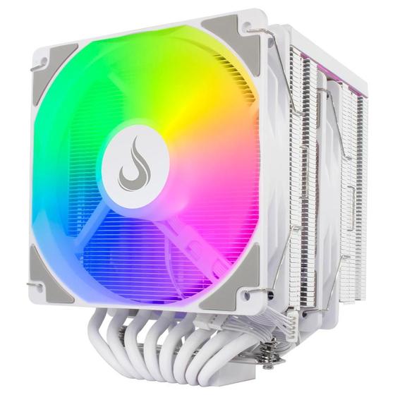 Air Cooler Gamer Rise Mode Storm 8 White, ARGB, AMD/Intel, 120mm ...