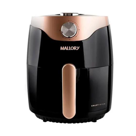 Air Fryer Fritadeira Mallory Smart Fryer 3 Litros Preto/Dourado 127v ...