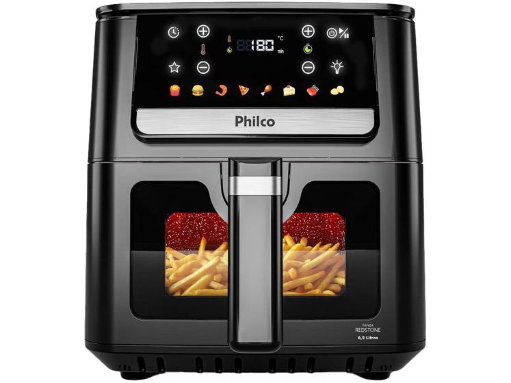 Air Fryer Philco PAF65A Preto e Inox 6,5L - Fritadeira sem Óleo / Air ...