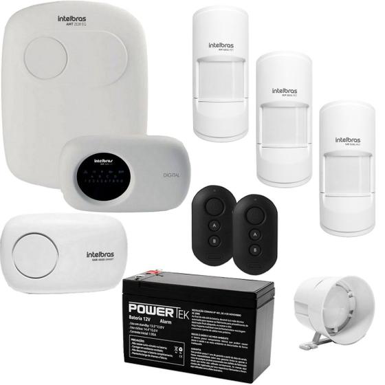 Alarme Monitorado Intelbras Amt 2118 Eg Net Gprs Sensor Pet - Alarme ...