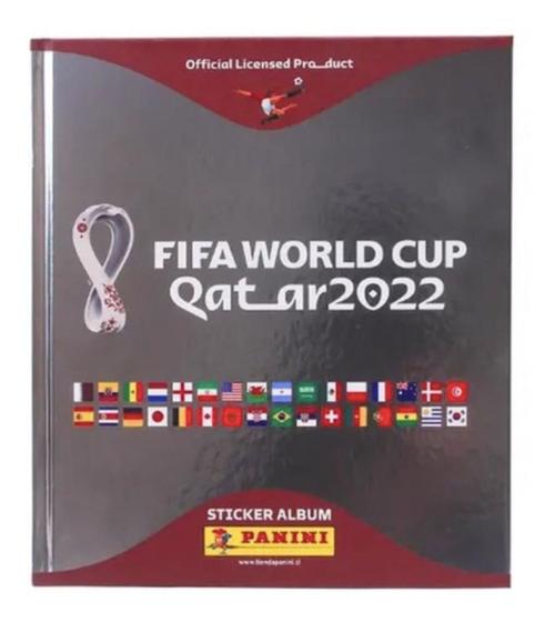 Álbum Copa Do Mundo Capa Dura Prata Qatar 22 Oficial. - PANINI - Álbum ...