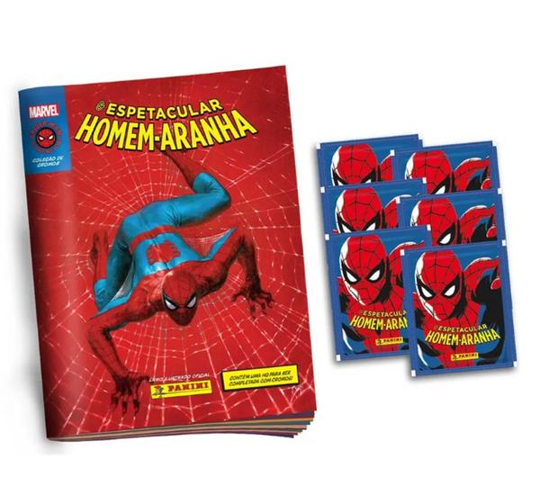 Album De Figurinhas Marvel O Espetacular Homem Aranha 60 Anos + 5 Envelopes - Panini - Revista ...