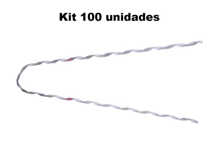 Alça Preformada 3/16 Kit 100 unidades - Overtek - Ilhós - Magazine Luiza